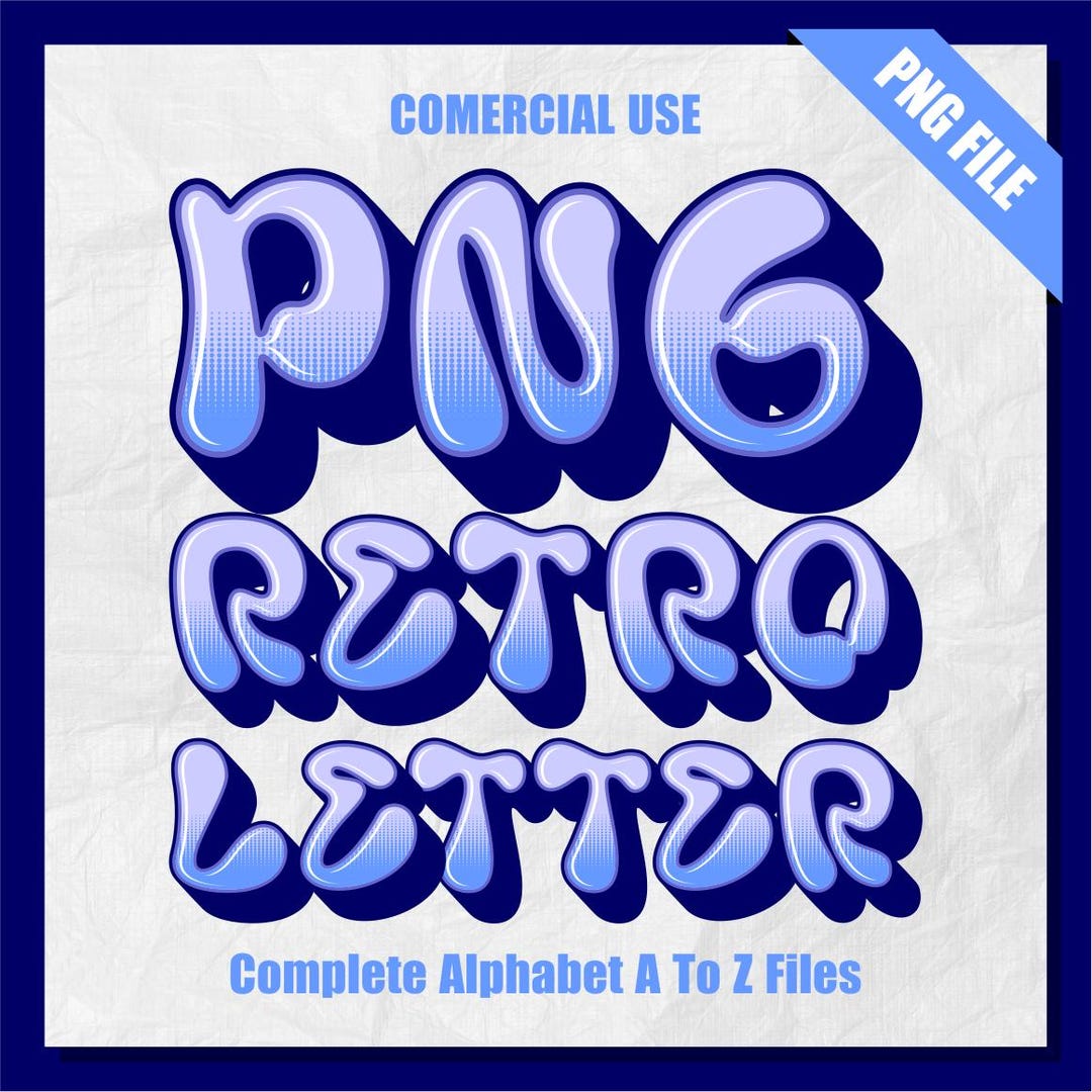 Y2K Bubble Clipart, Y2K Bubble Letter, Y2K Bubble Alphabet, Alphabet ...
