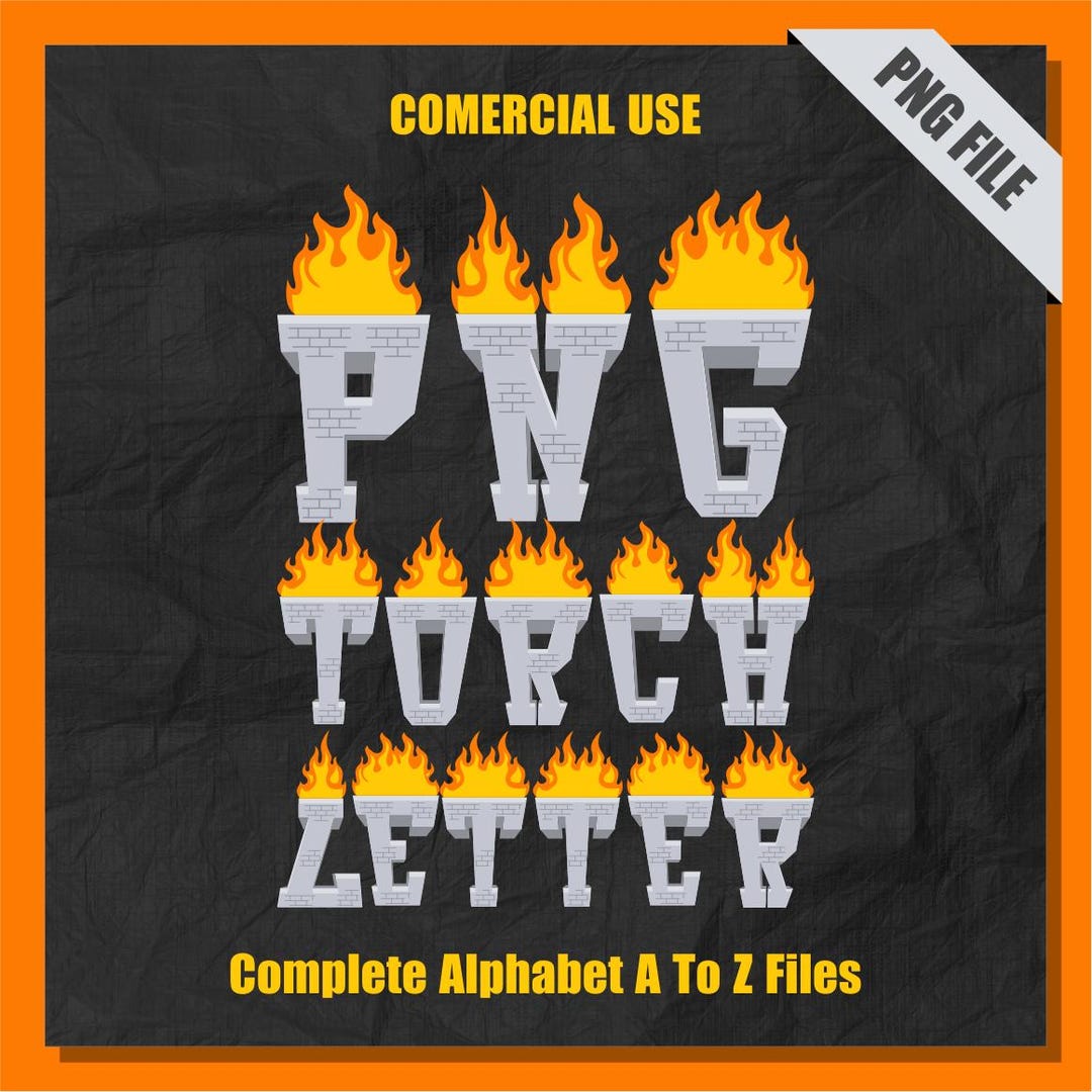Torch Clipart, Flame Letter PNG, Torch Alphabet, Alphabet Clipart PNG ...