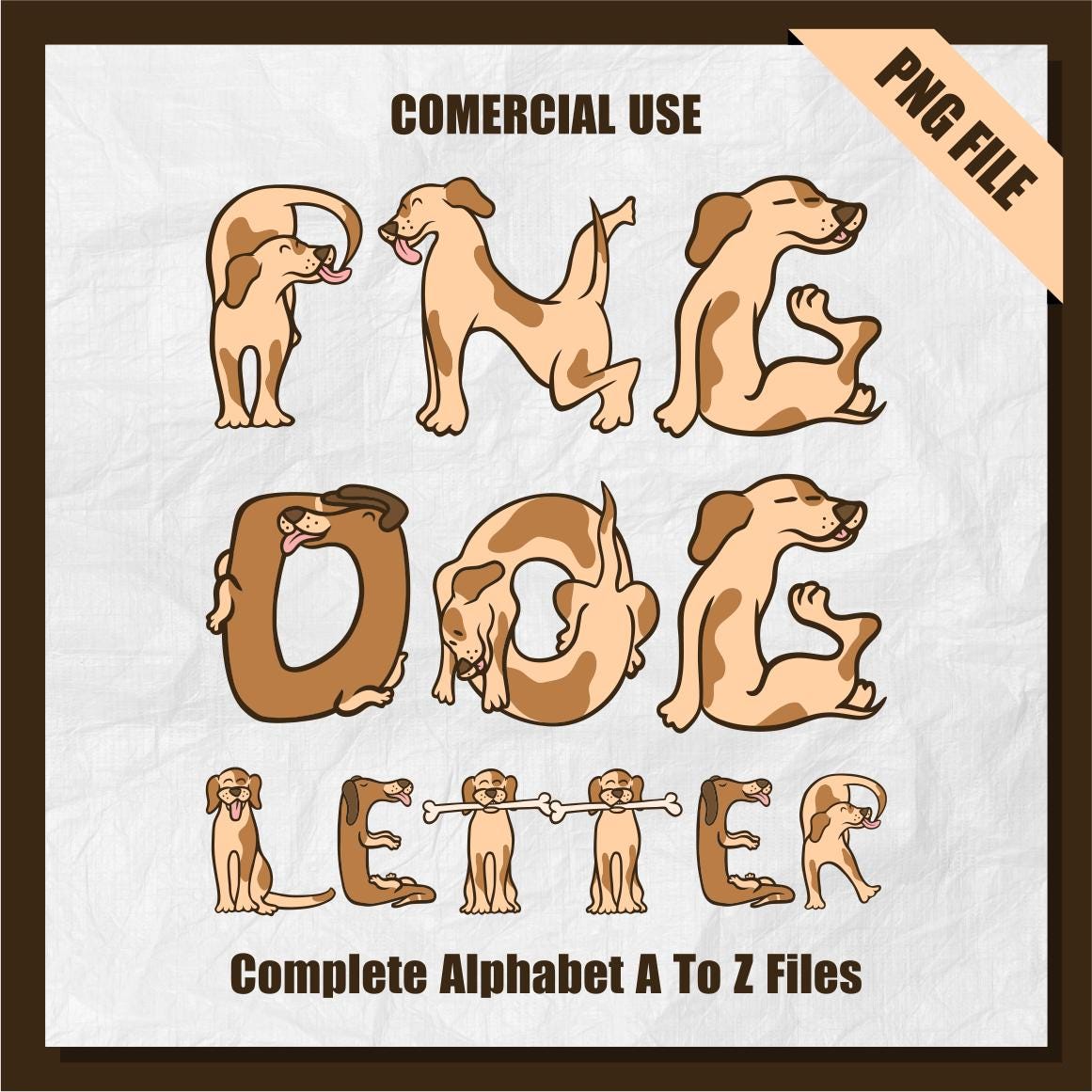 Dog Clipart, Puppy Letter PNG, Dog Alphabet, Dog Letter, Alphabet ...