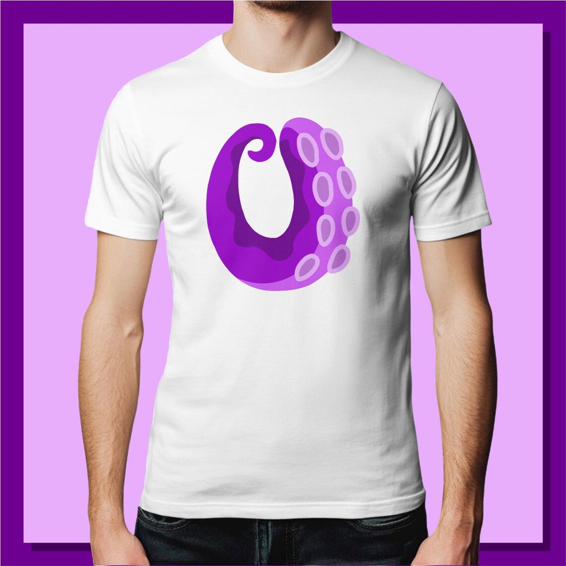 Octopus Clipart, Squid Letter PNG, Octopus Alphabet, Alphabet Clipart ...