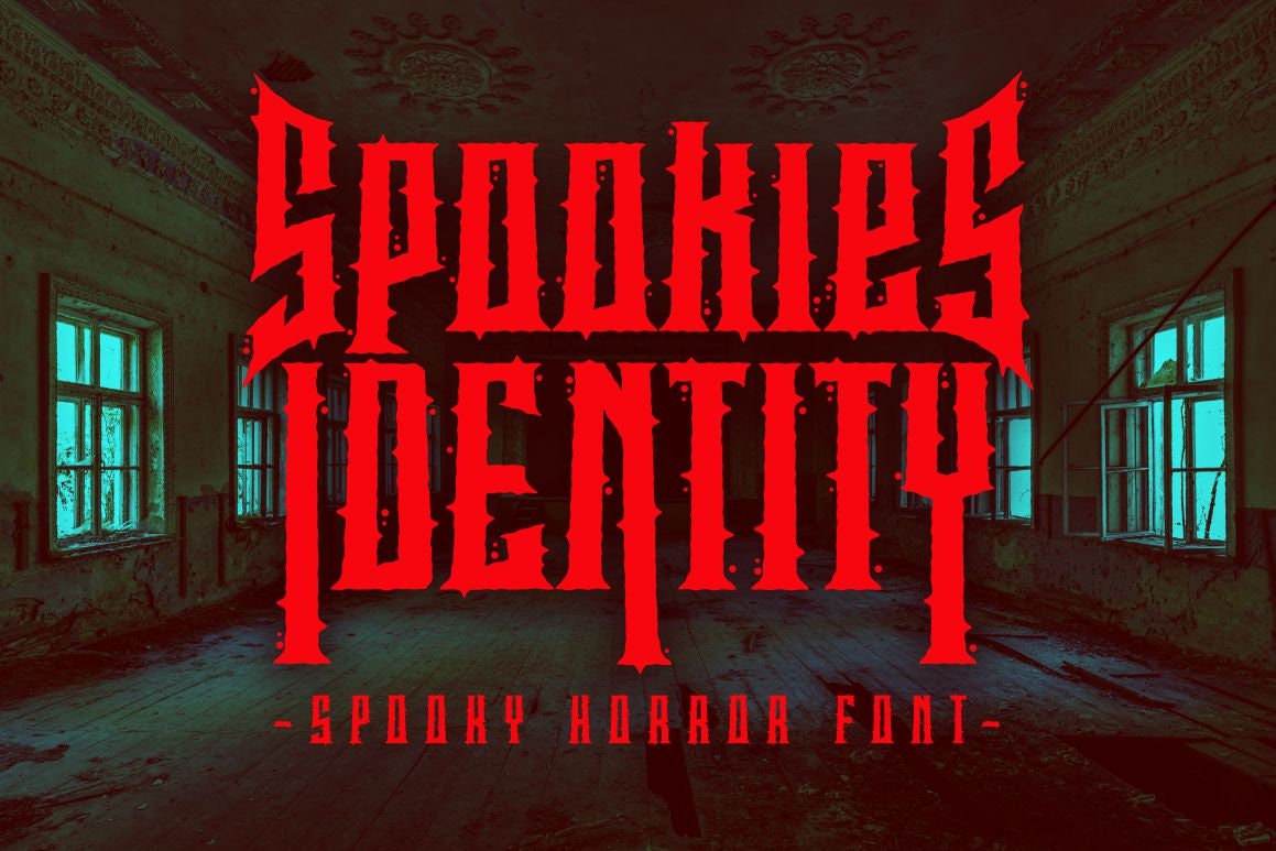 Dark Horror Font Bundle Halloween Font, Scary Font, Gothic Font ...