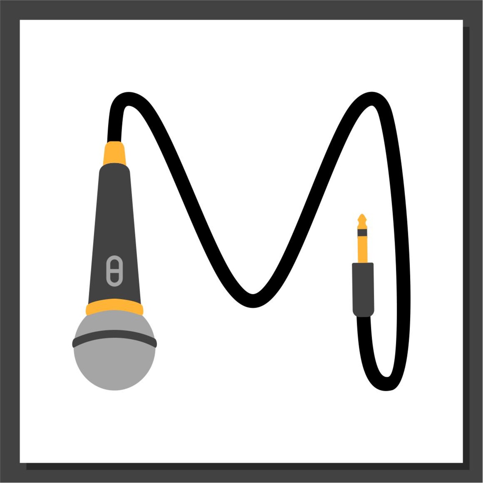 Microphone Clipart, Microphone Letter PNG, Microphone Alphabet ...