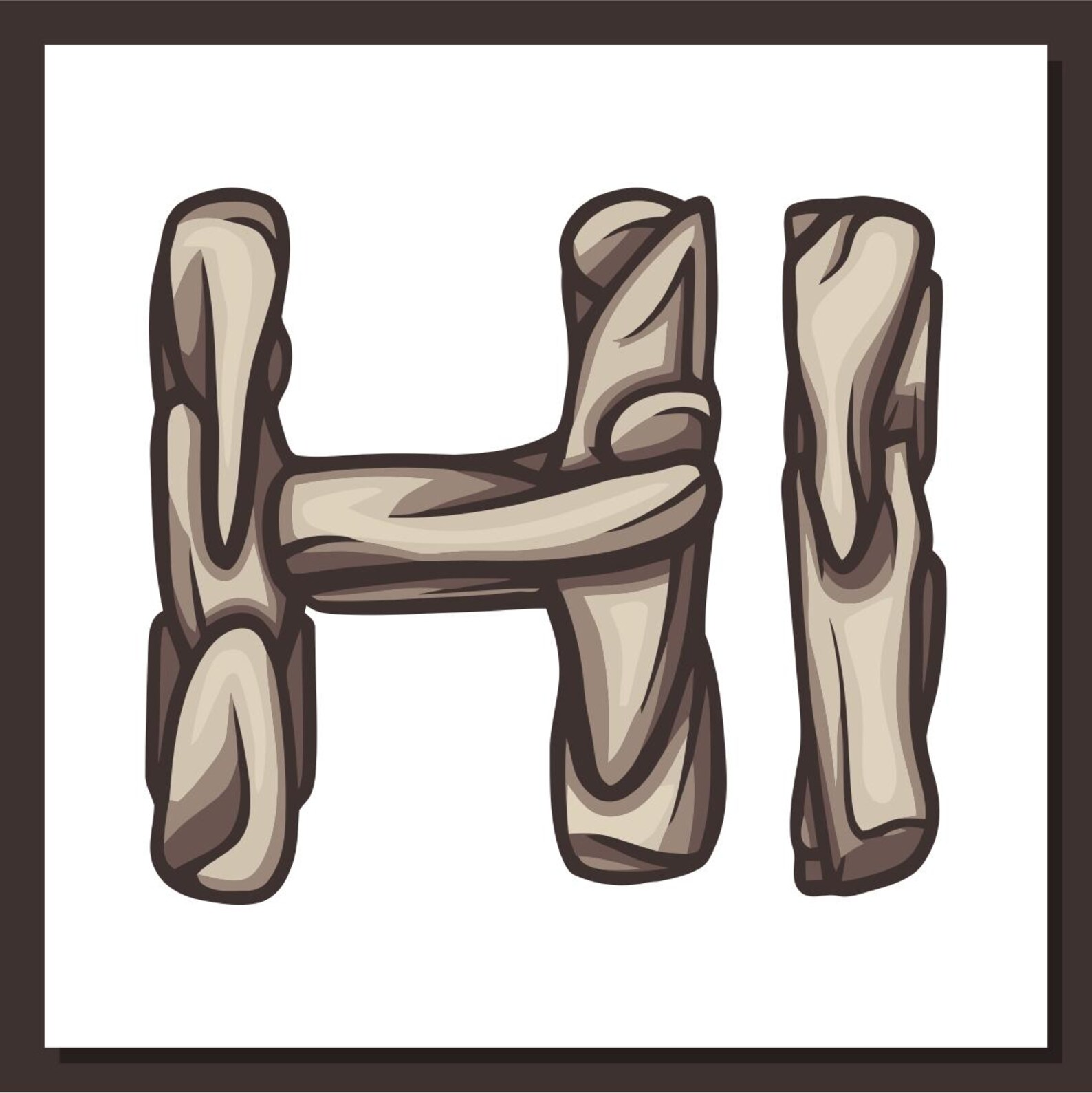 Rock Clipart, Rock PNG, Rock Alphabet, Rock Letter, Alphabet Clipart ...