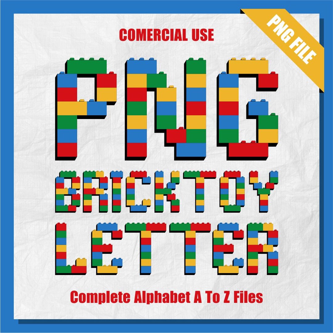 Brick Toy Clipart, Brick Toy Letter PNG, Brick Alphabet, Alphabet ...