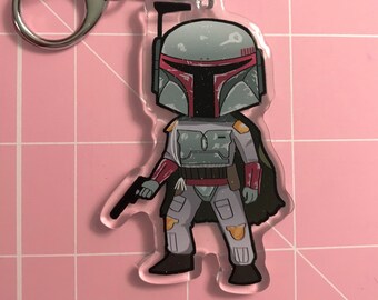 Boba Fett Keychain | Etsy