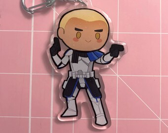 Captain Rex Keychain - Etsy