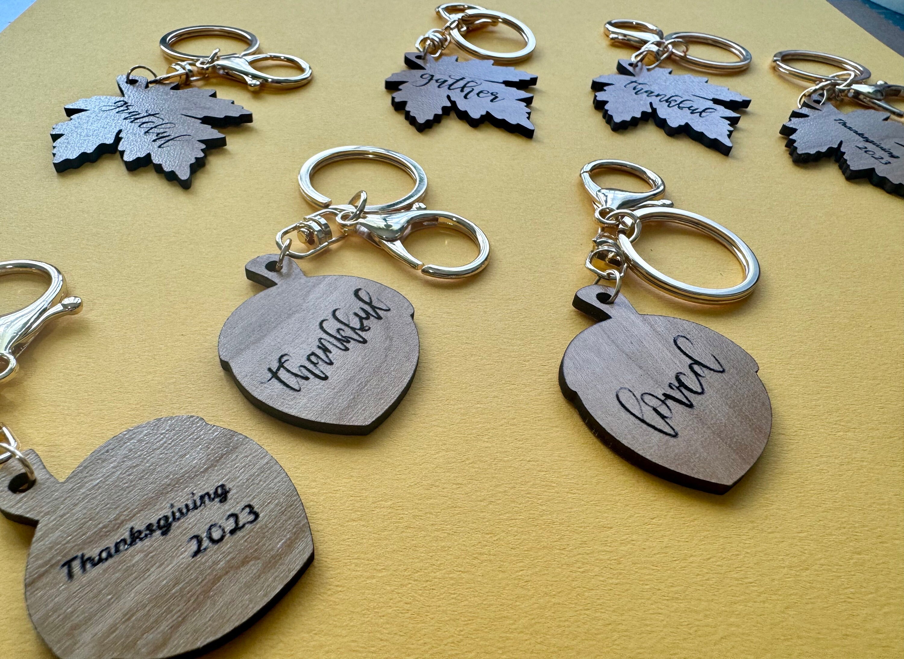 Personalized Wood Keychain - Etsy