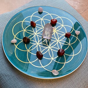 Crystal Grid, Sacred Geometry, Flower of Life, Resin - Etsy