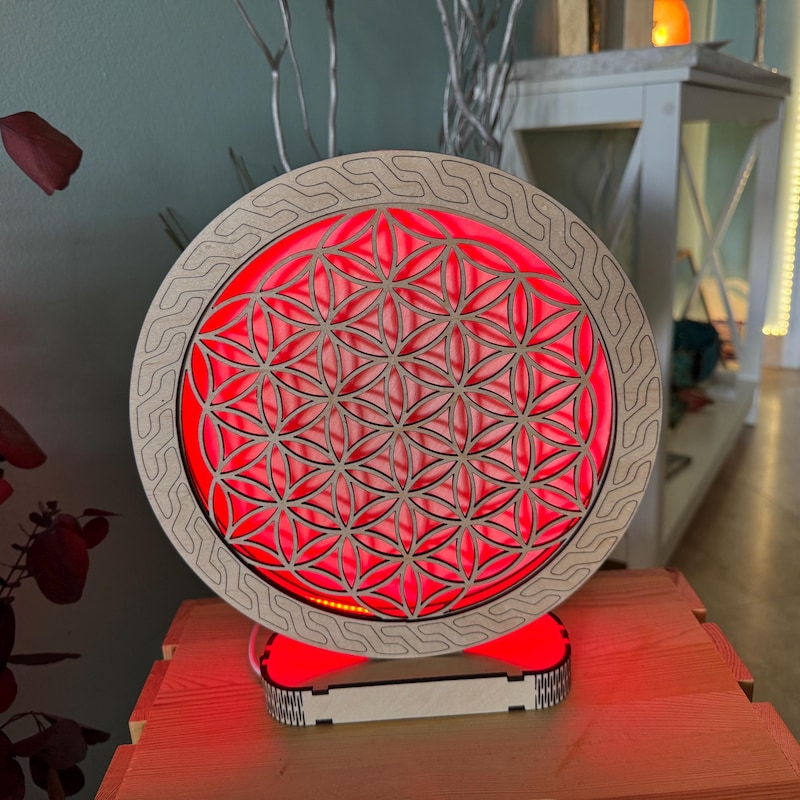 Sacred Geometry Lamp - Etsy