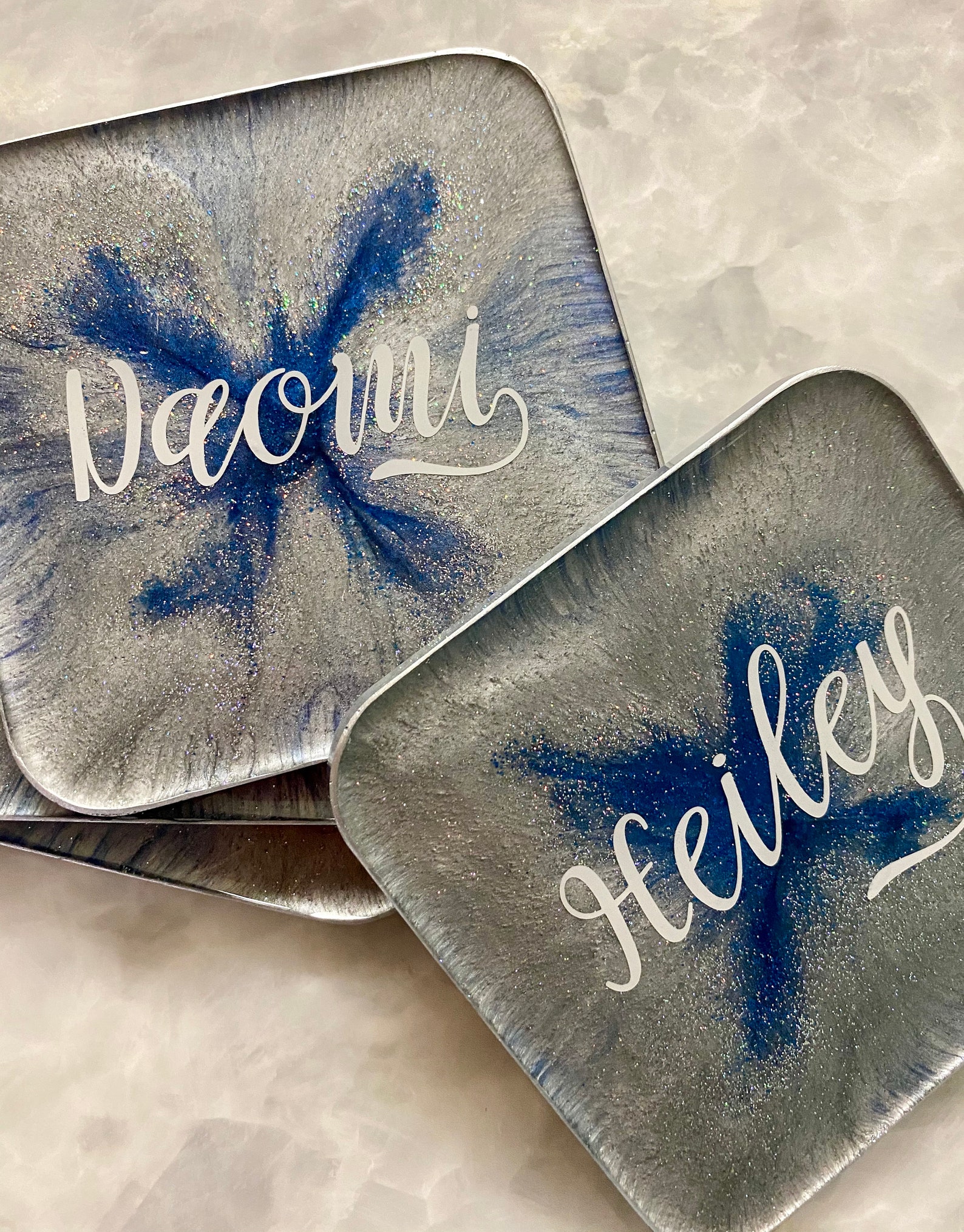 Personalized Coasters, Resin - Etsy