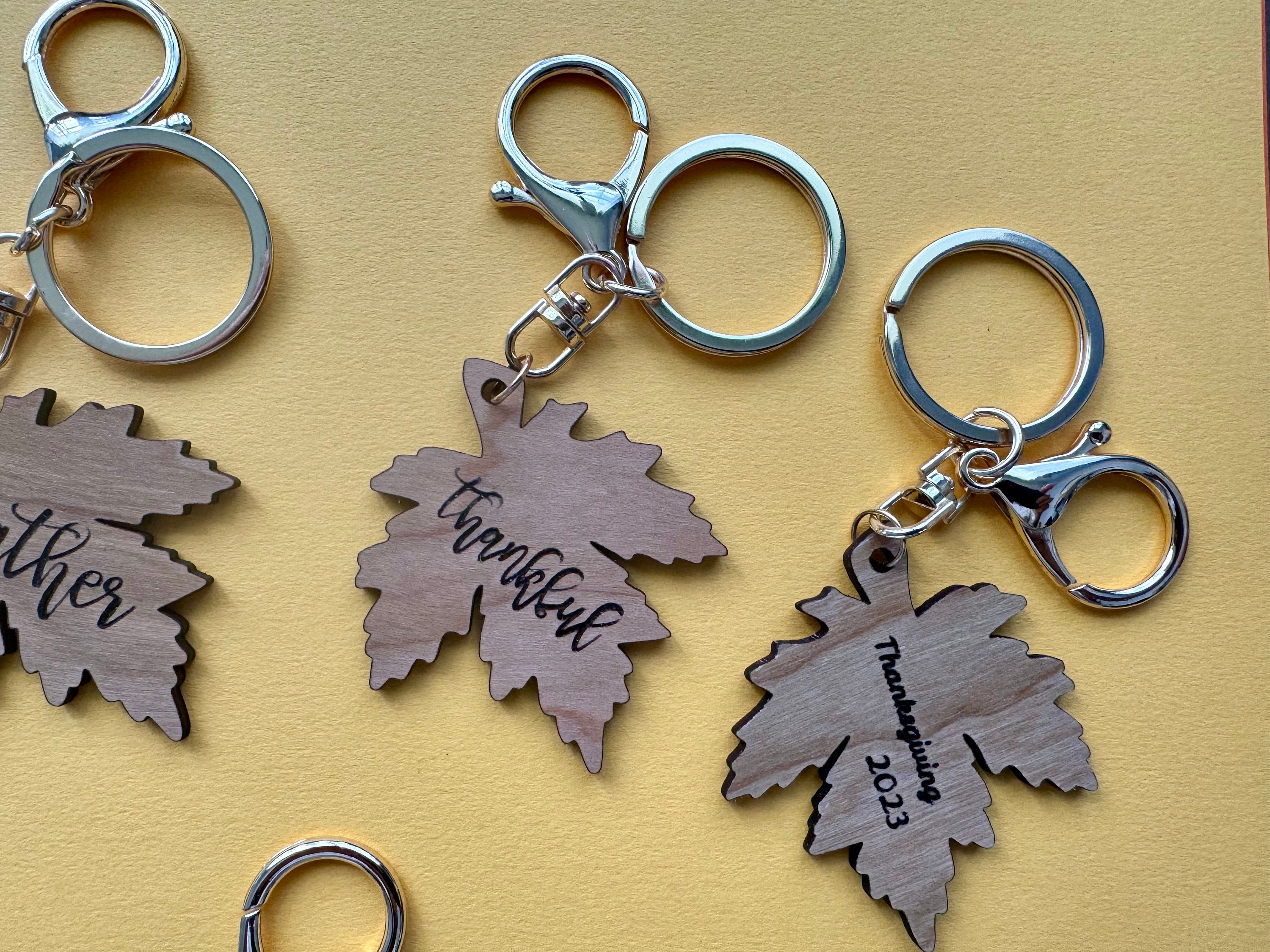 Personalized Wood Keychain - Etsy