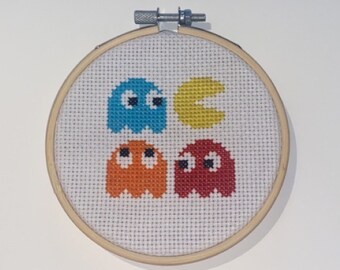 Cross Stitch Pattern Pac Man - Etsy