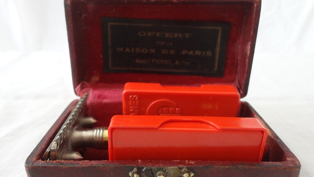 Vecchio rasoio Fichot. Rasoio francese Franceantic Fichot vintage ...