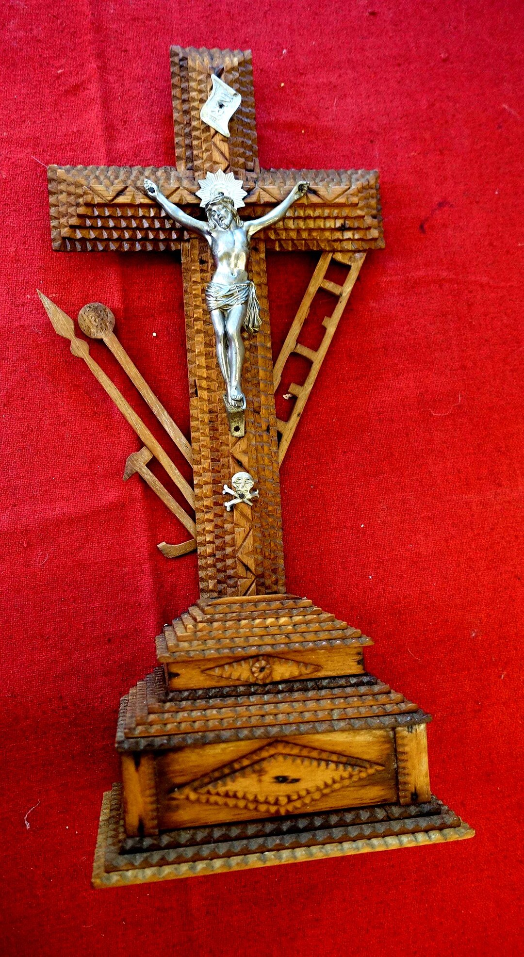 Crucifix Tramp Art Type Mariner's Cross - Etsy
