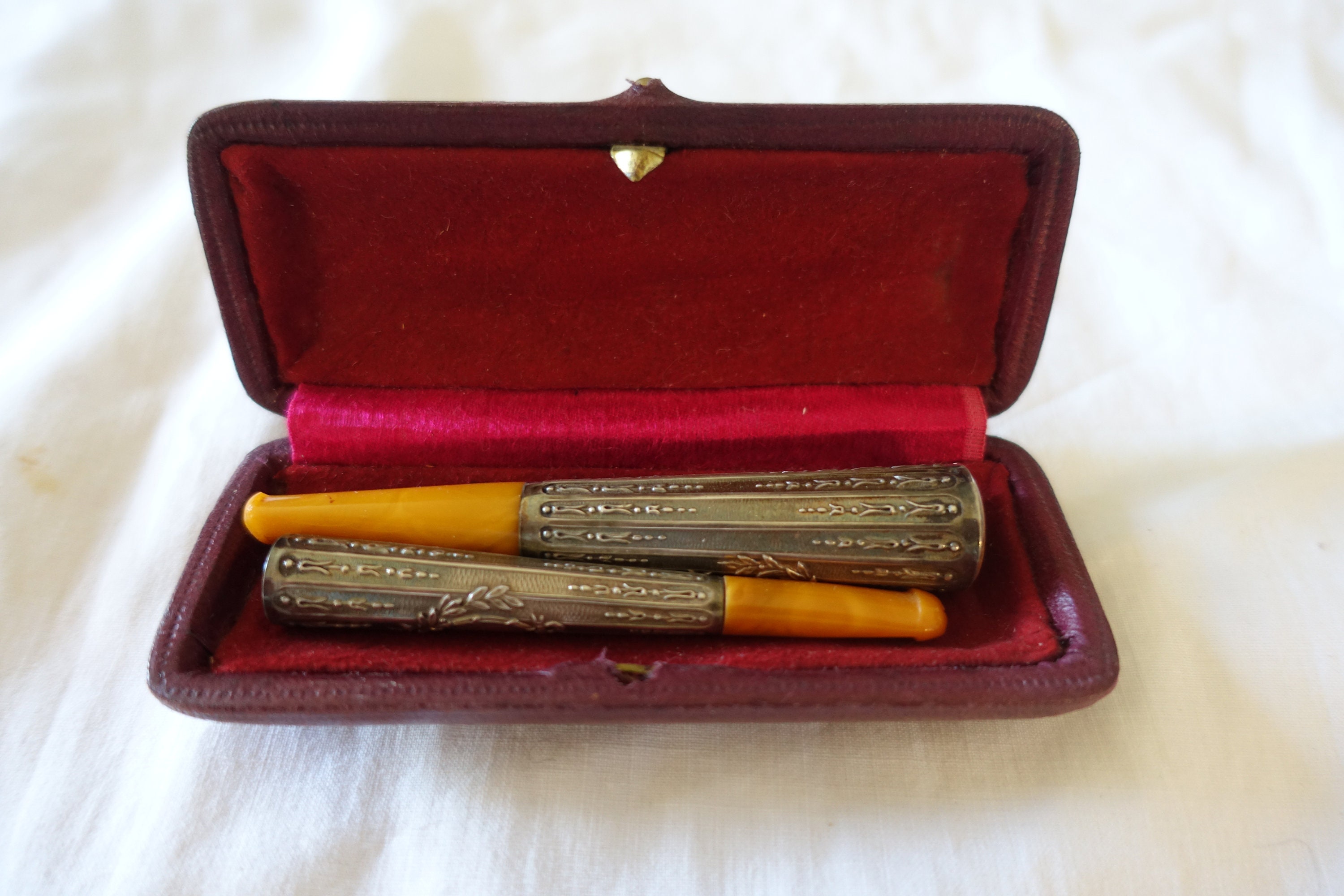 Set of Cigarette Holder and Cigar Holder Antic French Vintage - Etsy