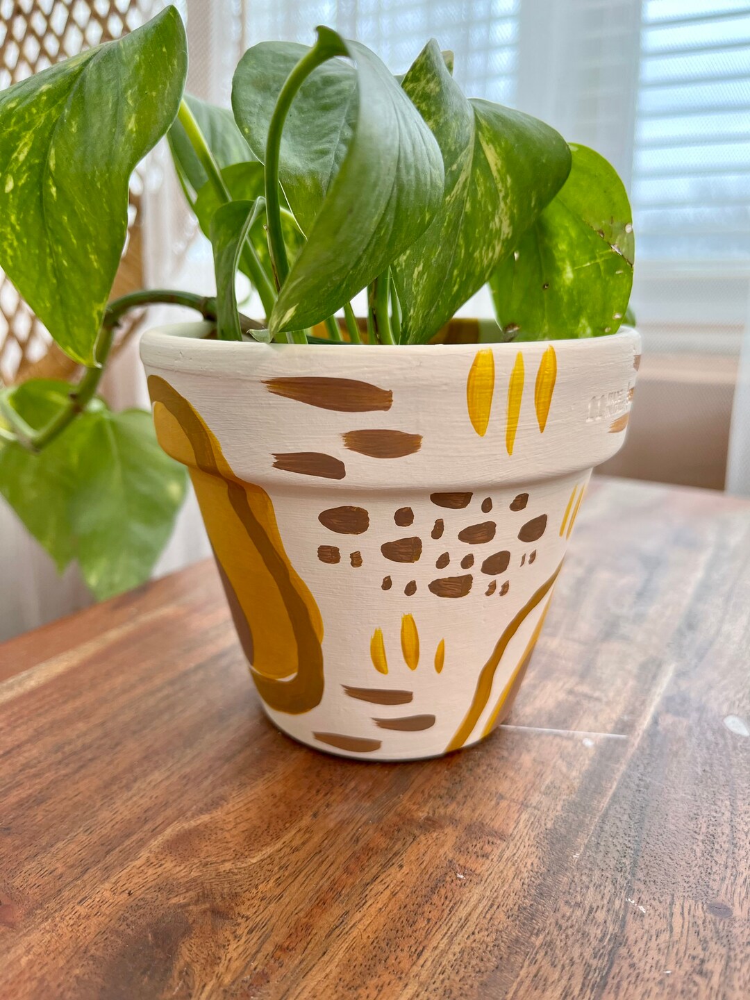 Boho Flower Pot, Bohemian Pots, Plant Pots, Unique Plant Pots ...