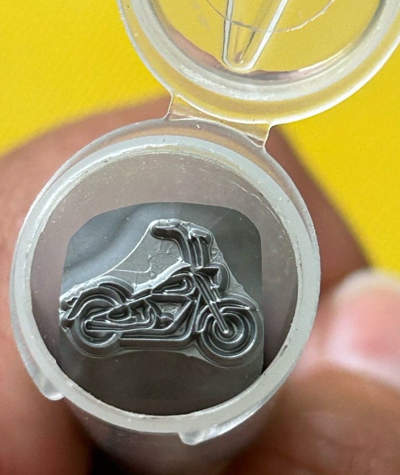 Font Fixation Metal Design Stamps Motorcycle Style 2 and 3 - Etsy