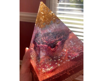 Rose Resin Pyramid - Etsy