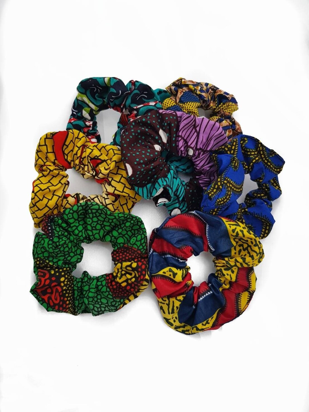 Ankara Scrunchie. African Print Scrunchies. Ankara Scrunchies Hair Tie ...