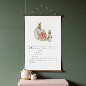 The Tale of Peter Rabbit | Peter Rabbit Kids Room Sign | Kids Room Wall ...