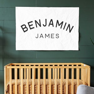 Baby Name Flag | Baby Name Banner | Kids Name Banner Flag | Neutral ...