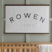 Custom Baby Name Canvas Sign: Nursery Decor, Hanging Cotton Canvas - Etsy