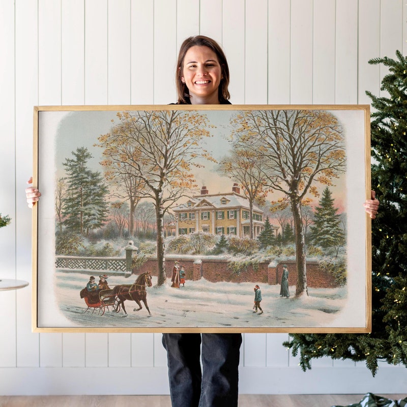 Large Christmas Wall Art - Etsy