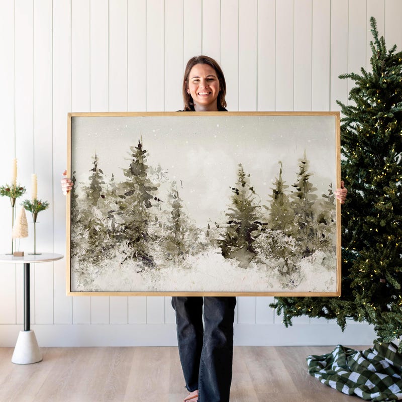 Large Christmas Wall Art - Etsy