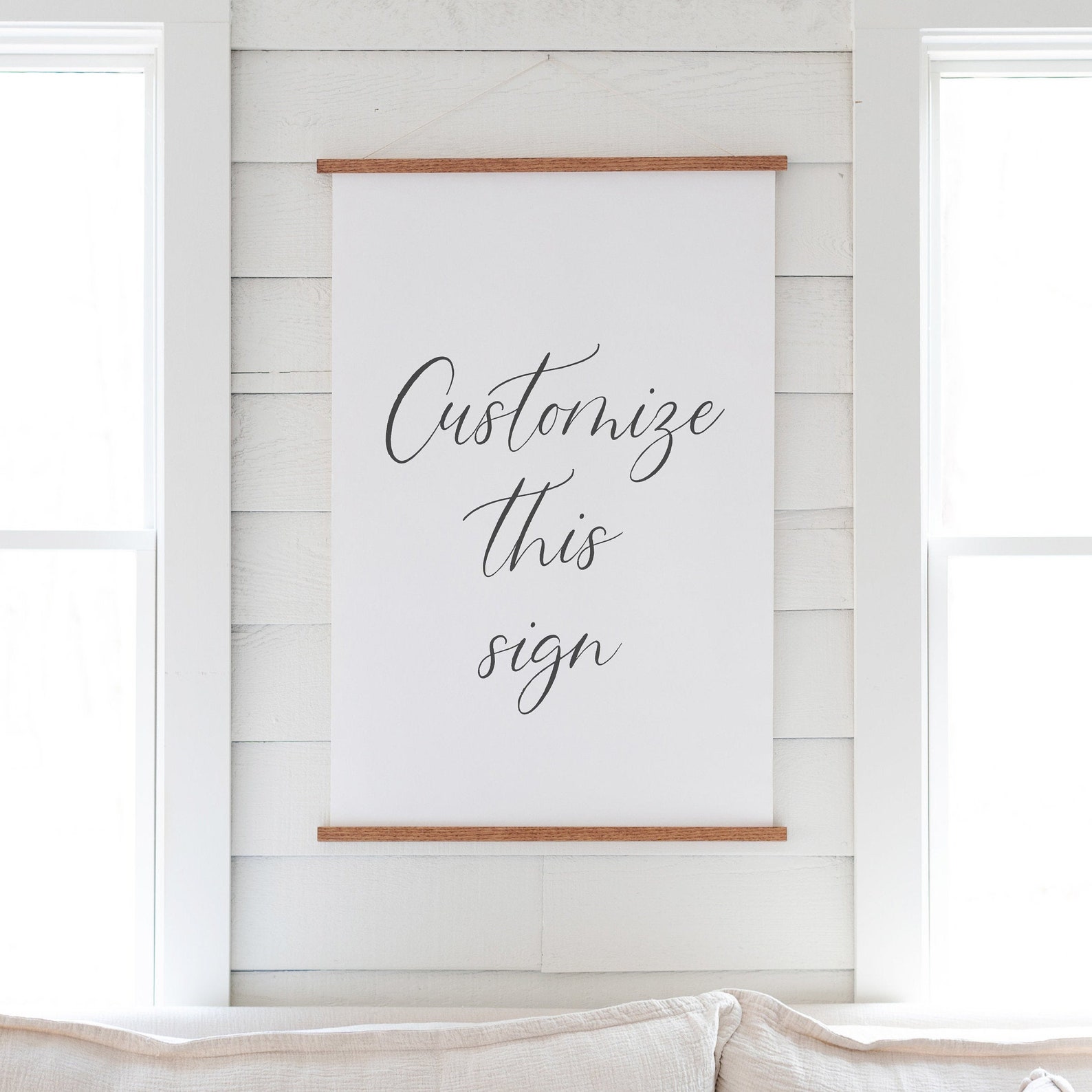 Custom Signs Custom Canvas Sign Personalized Print - Etsy