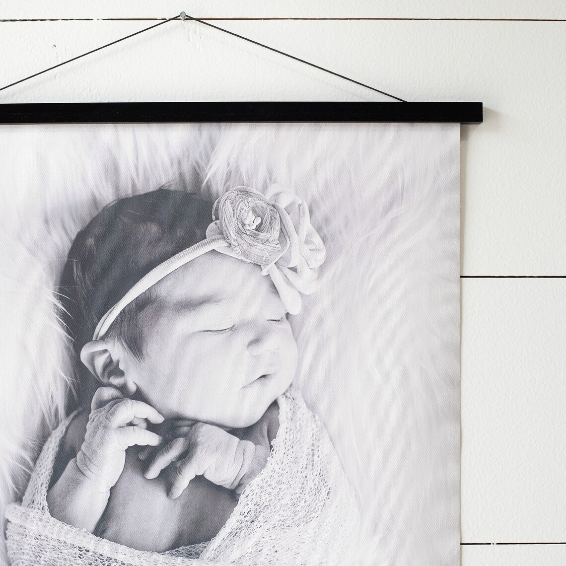 Customizable Photo Sign Canvas Hanging Photo Print | Etsy