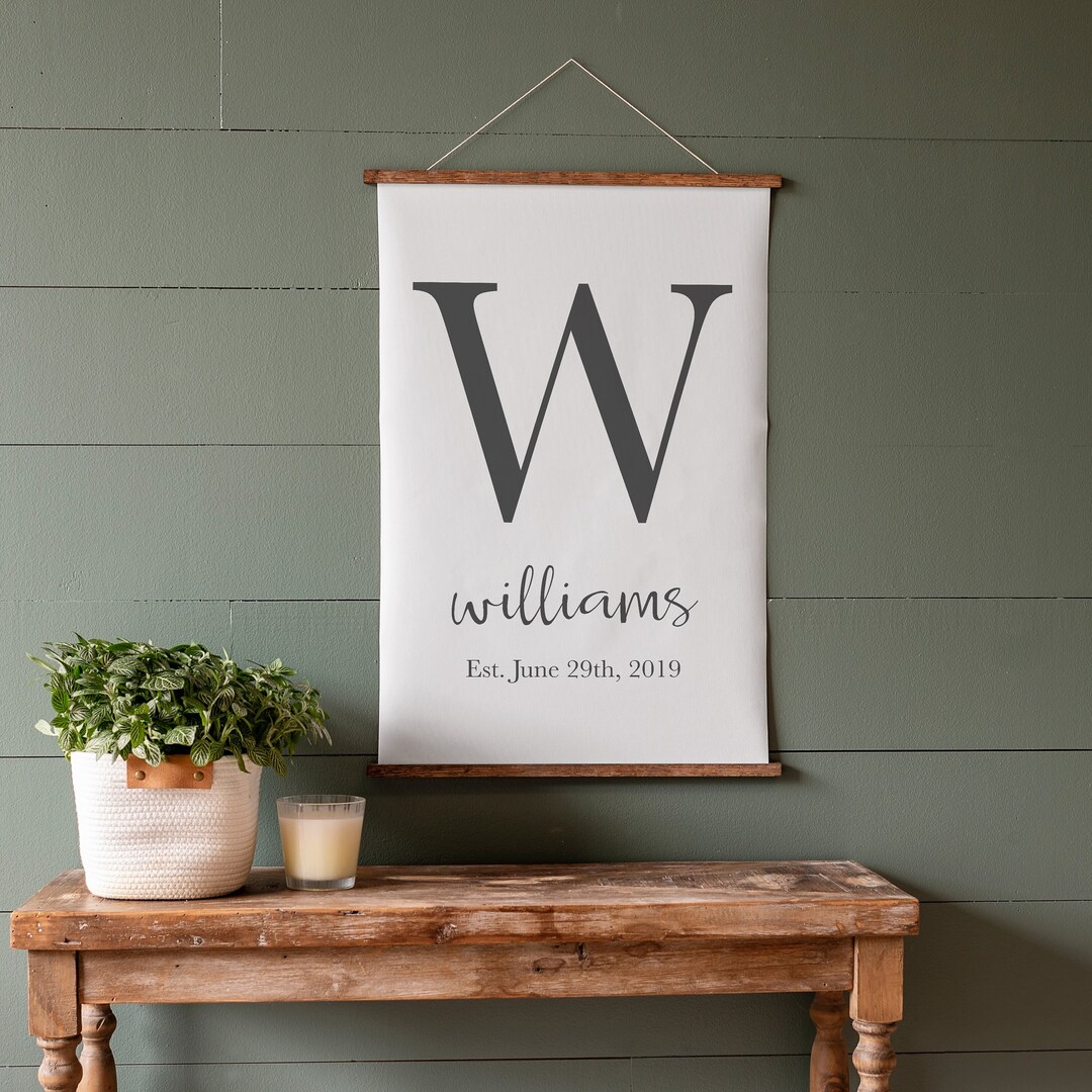 Letter Name Sign | Custom Name Sign | Personalized Family Name Sign ...