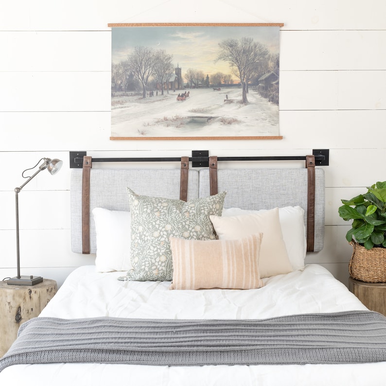 Christmas Eve Art Holiday Decor Hanging Canvas Living - Etsy