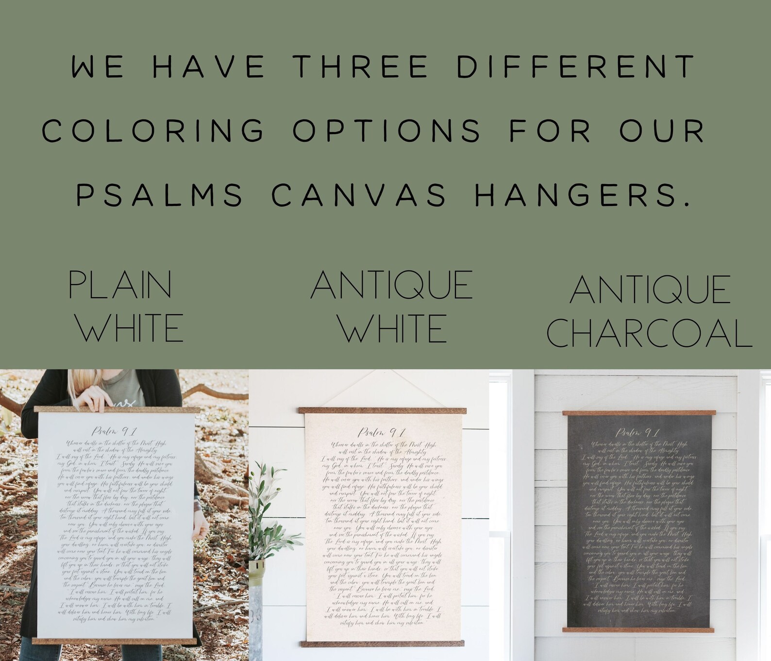 Psalm 1 Canvas Hanging Living Room Signs Bible Verse - Etsy