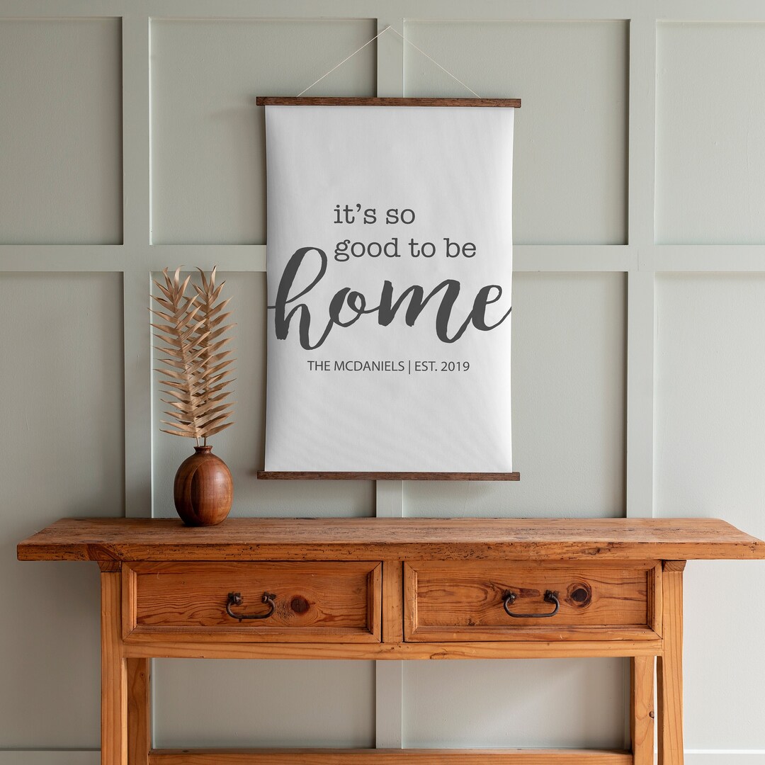 Its so Good to Be Home Sign | Housewarming Gift | Home Sign | Canvas ...