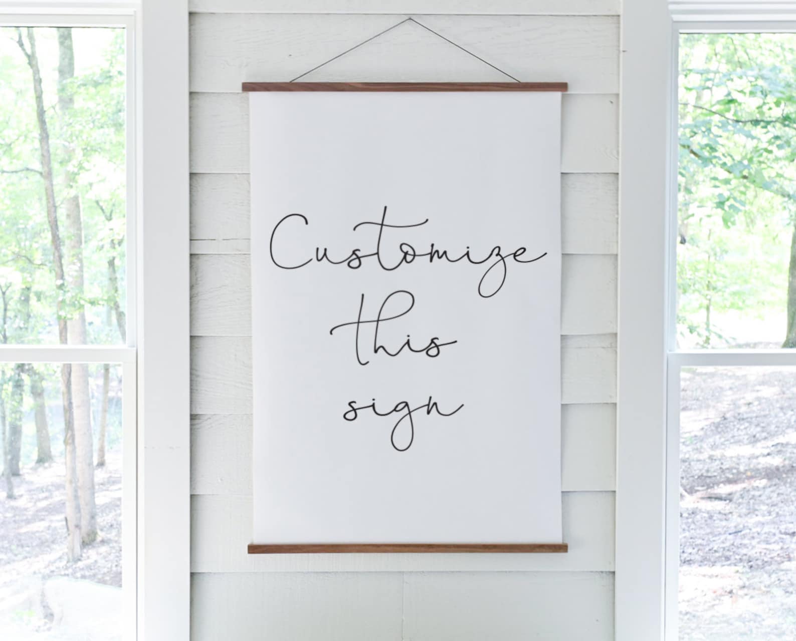 Custom Signs Custom Canvas Sign Personalized Print | Etsy