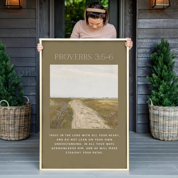 Proverbs 3 5 6 - Etsy