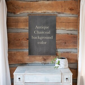 Custom Canvas Sign: Antique White Background, Hanging Frames - Etsy