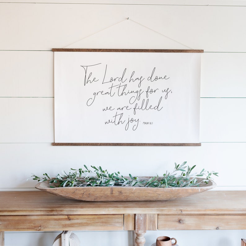 The Lord Has Done Great Things Sign Christian Signs | Etsy