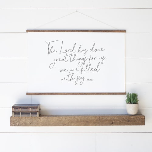 The Lord Has Done Great Things Sign Christian Signs | Etsy