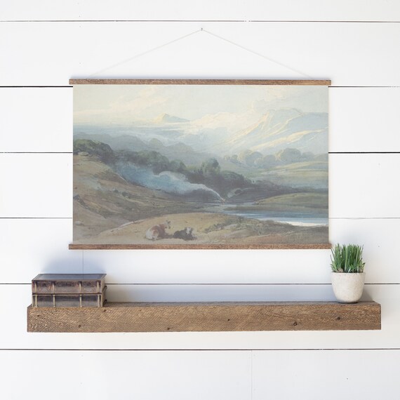 Overlook Wall Art Canvas Wall Art Landscape Artwork | Etsy