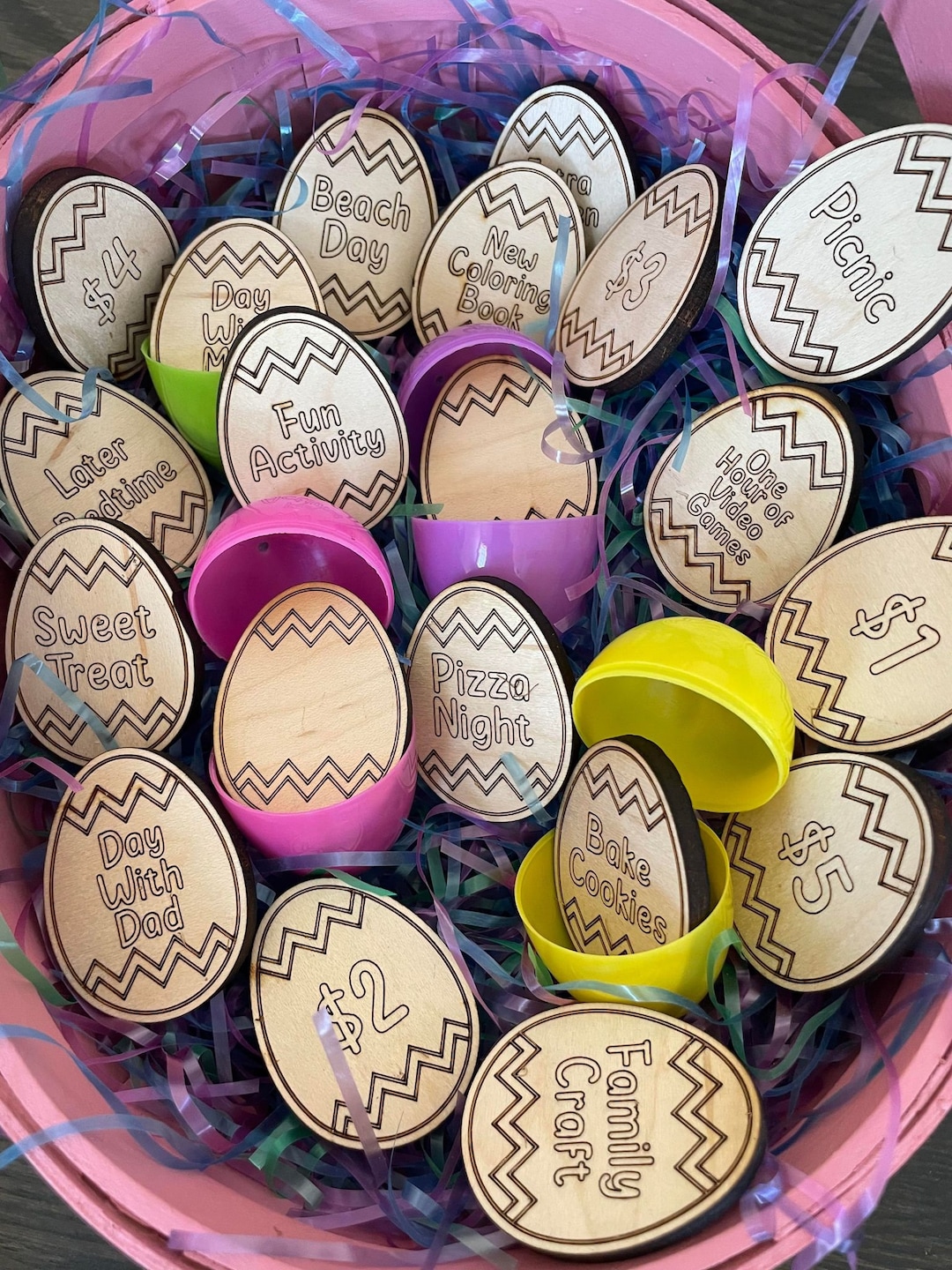 Easter Egg Tokens, Easter Tokens, Easter Egg Hunt, Easter, Party Favors ...