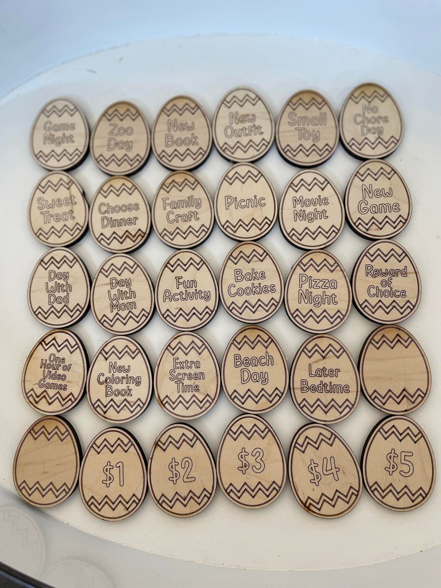 Easter Egg Tokens, Easter Tokens, Easter Egg Hunt, Easter, Party Favors ...