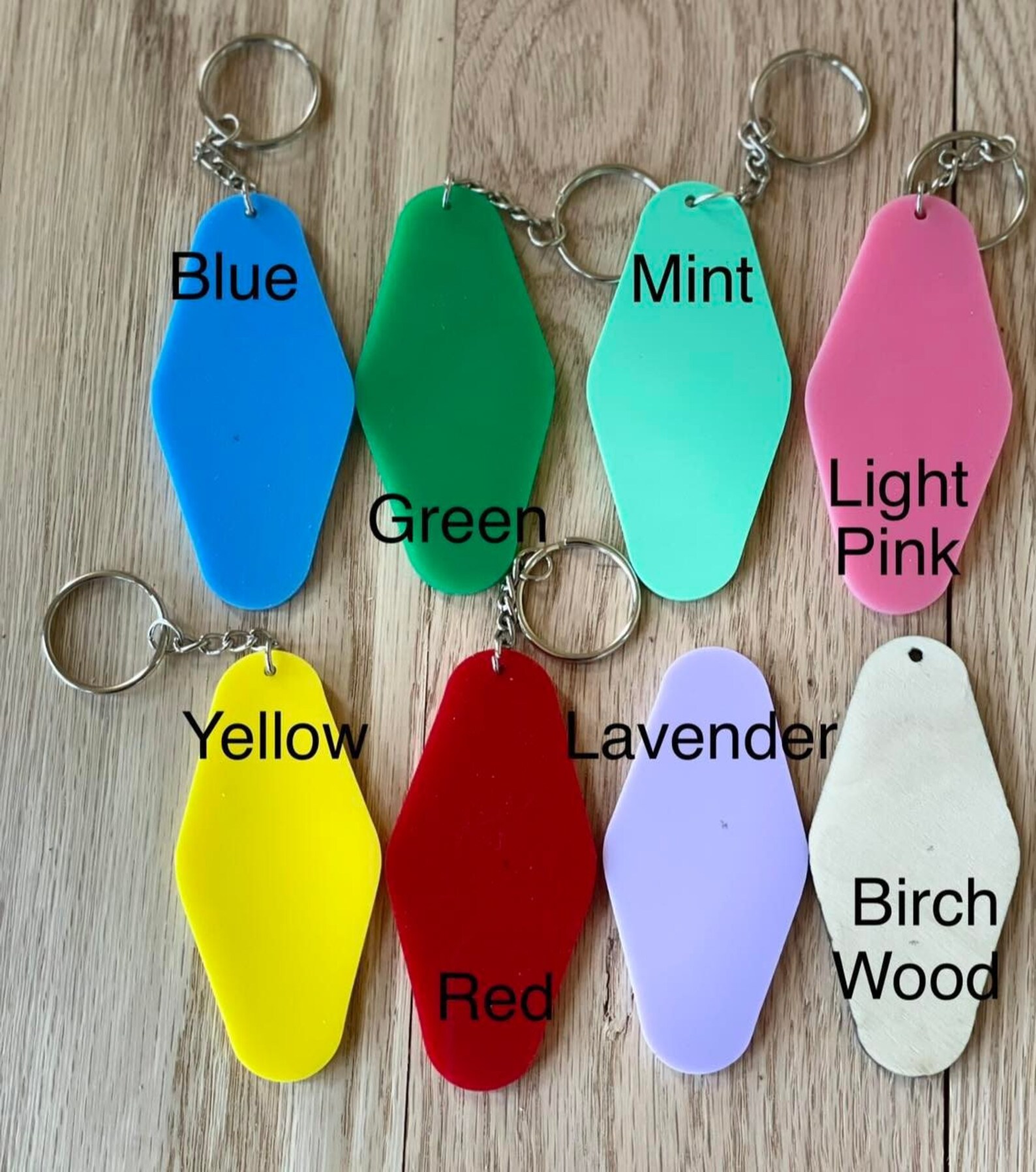Retro Motel Keychains, Custom Keychains, Gift for Her, Keychains ...