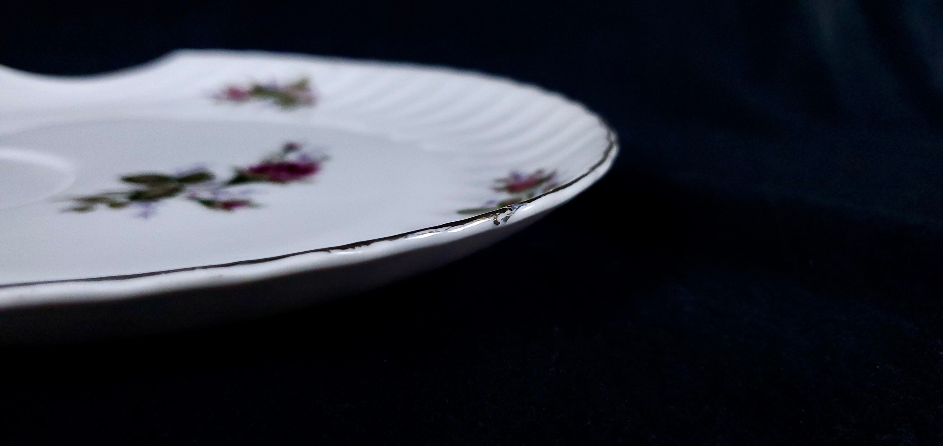 1945 Lipper and Mann Snack Plate & Cup Set in Pompadour Rose - Etsy