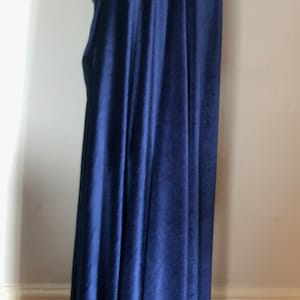 Navy Blue Velvet Wedding Cloak/cape With Hood and Blue /golden Trimming ...