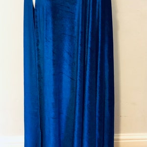 Wedding Cloak/cape With Hood, Navy Blue With Silver Rhinestone Trimming ...