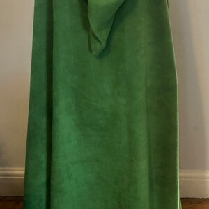 Forest Green Fleece Cloak With Hood and Black /golden Trimming Goddess ...