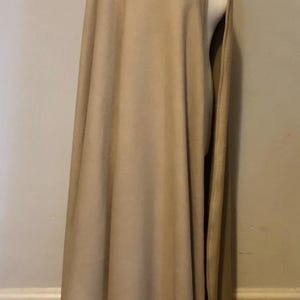 Luminous Sand 100% Cotton Fleece Cloak With Hood Pointed Hood and Green ...