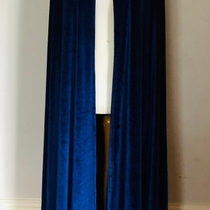 Wedding Cloak/cape With Hood, Navy Blue With Silver Rhinestone Trimming ...