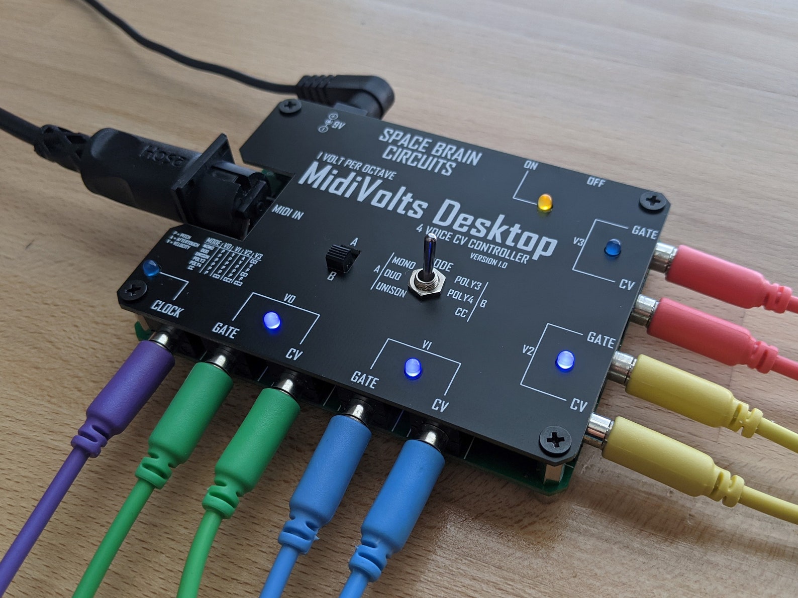 Midivolts Desktop Polyphonic 4 Voice Midi to CV Controller - Etsy